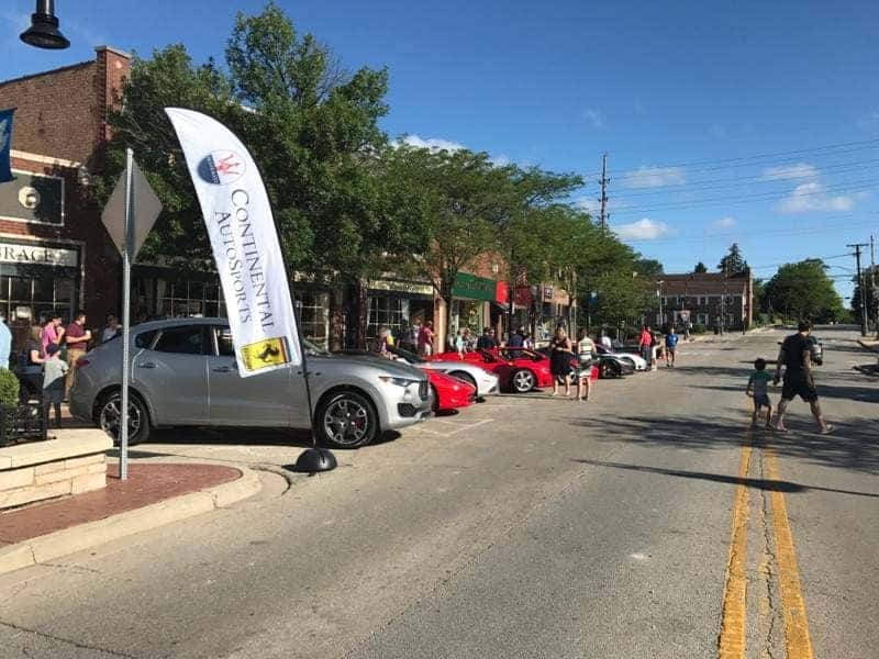 Ferrari Car Show - Downtown Clarendon Hills | Continental Ferrari