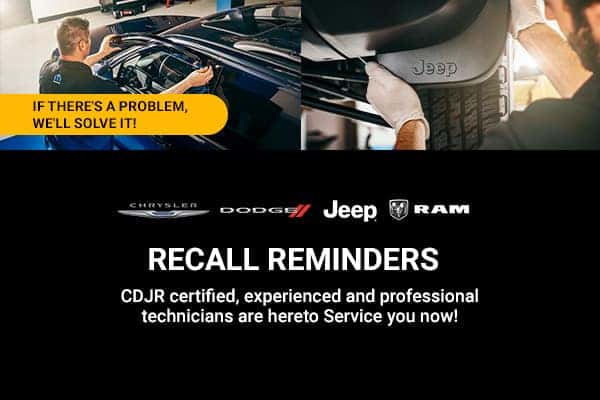 Chrysler, Dodge, Jeep, Ram Recall Information | Capital City CDJR
