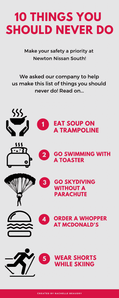 10 Things You Should Never Do | Nissan Dealer in Shelbyville, TN
