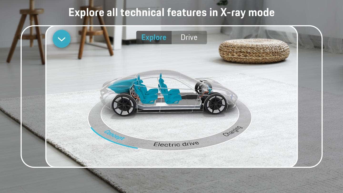 Porsche Presents Misson E Augmented Reality App Porsche Farmington Hills